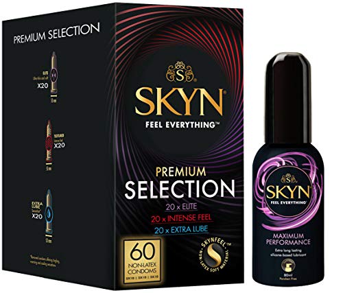 SKYN® Selection Non Latex Condoms - Pack of 30 + Free 6 Pack of Elite ...